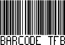 BARCODE TFB font | Fonts2u.com