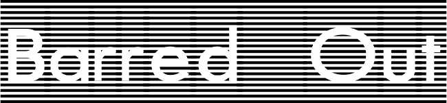Barred Out font | Fonts2u.com