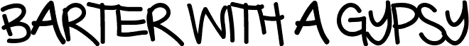 Barter with a Gypsy Bold font | Fonts2u.com