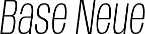Base Neue Condensed font | Fonts2u.com