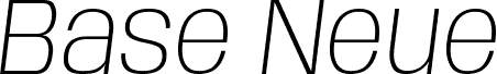 Base Neue Extra Bold Oblique font | Fonts2u.com
