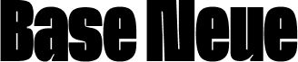 Base Neue Black font | Fonts2u.com