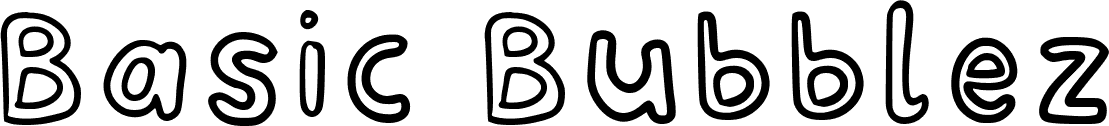 Basic Bubblez Regular font