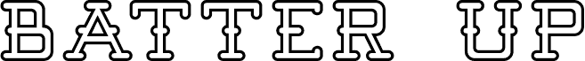 Batter Up Regular font