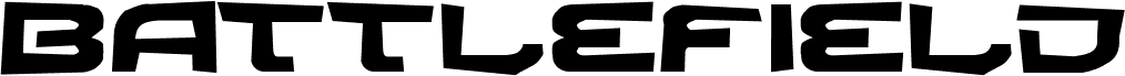 Battlefield font
