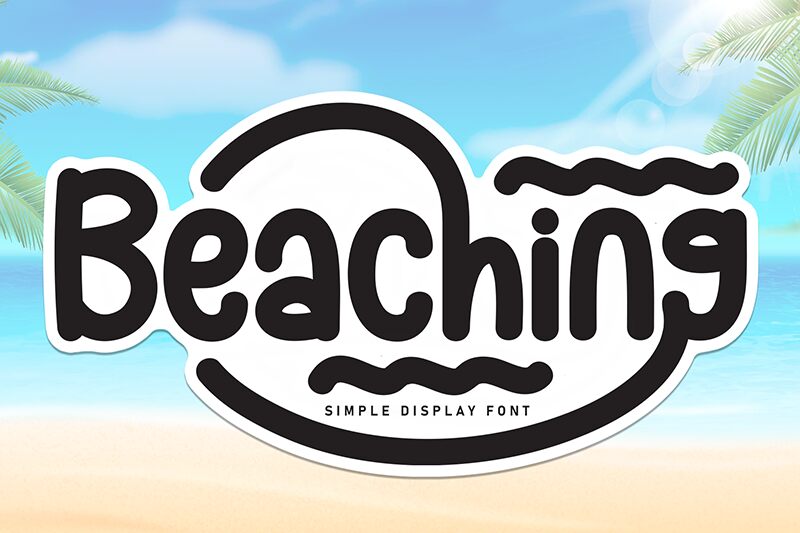 Beaching police | Fonts2u.com