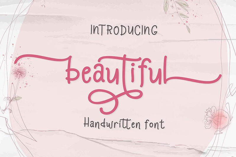 Beautiful font