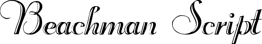 Beachman Script font