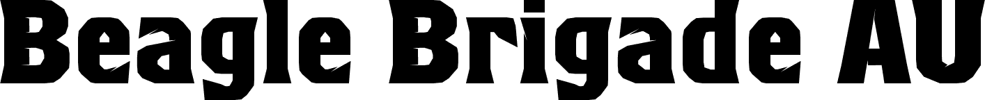 Beagle Brigade AU Bold font
