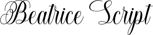 BeatriceScript-Regular font | Fonts2u.com