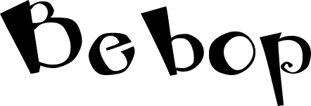 Bebop font