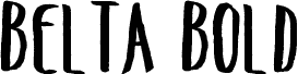 Belta Light font
