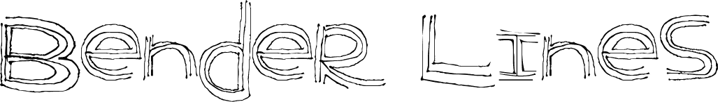 BenderLines font | Fonts2u.com