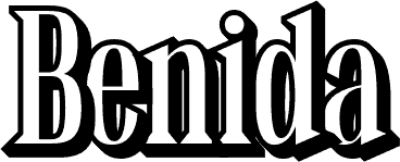 Benida 3D Demo rudeRight font | Fonts2u.com