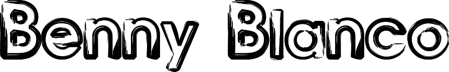 Benny Blanco font