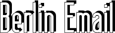 Berlin Email Bold font