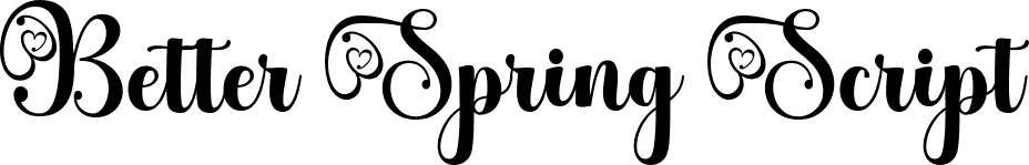 BetterSpringScript font | Fonts2u.com BetterSpringScript font | Fonts2u.com