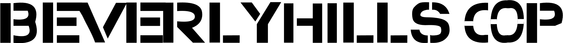 Beverly Hills Cop font