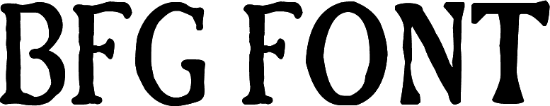 BFG Font font