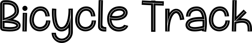 Bicycle Track font | Fonts2u.com