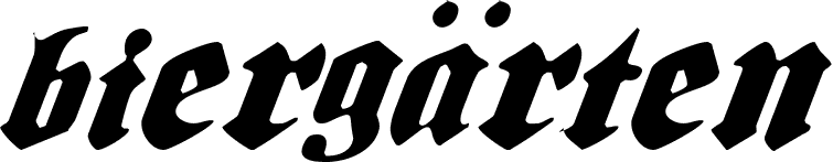 Biergärten Light Italic font | Fonts2u.com