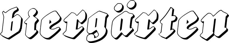 Biergärten Rotalic Shadow font