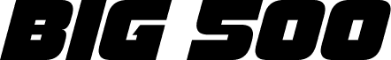 Big 500 font | Fonts2u.com
