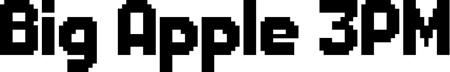 Big Apple 3PM font | Fonts2u.com