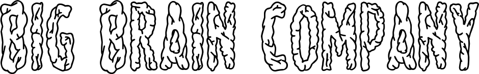 Big Brain Company font | Fonts2u.com