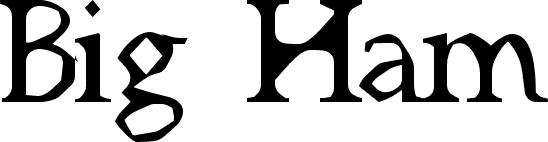 Big Ham font | Fonts2u.com