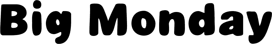 Big Monday fonte