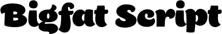 BigfatScriptXtrude font | Fonts2u.com