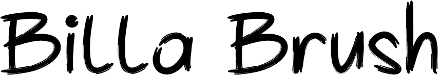 Billa Brush font | Fonts2u.com