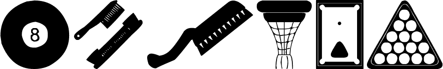 Billiard font