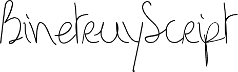 BinetruyScript font | Fonts2u.com