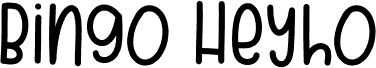 Bingo Heyho Monoline font | Fonts2u.com