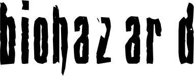 Biohazard font | Fonts2u.com