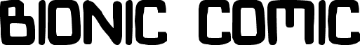 Bionic Comic Condensed font
