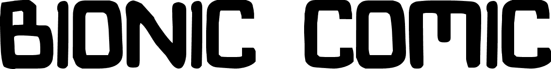 Bionic Comic Bold font | Fonts2u.com