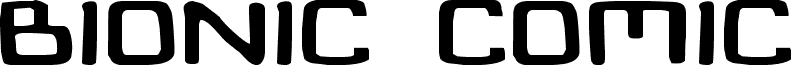 Bionic Comic Condensed font