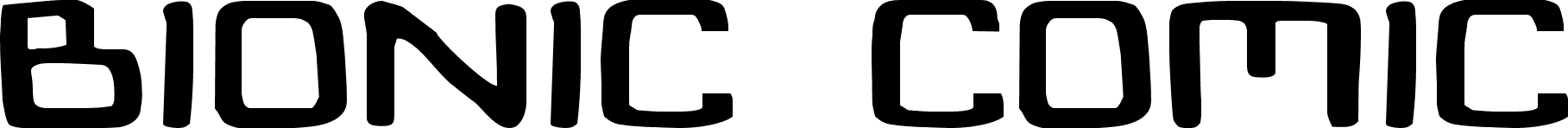 Bionic Comic Expanded font | Fonts2u.com