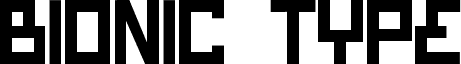 Bionic Type Malfunction font