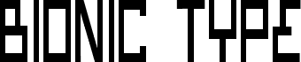 Bionic Type Malfunction font