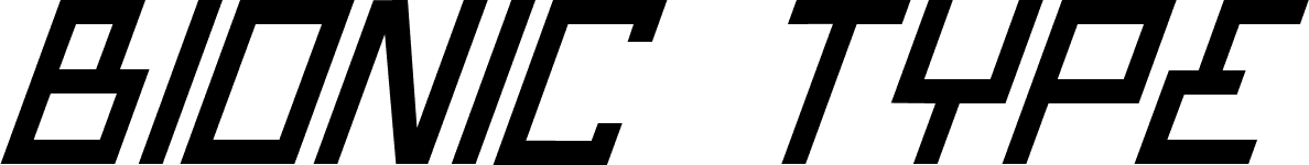 Bionic Type Italic font | Fonts2u.com