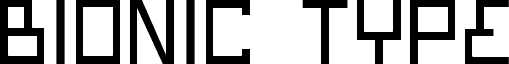 Bionic Type Malfunction font