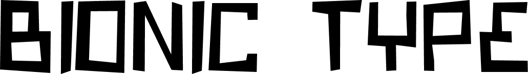 Bionic Type Malfunction font