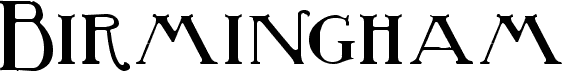 Birmingham font | Fonts2u.com