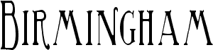 Birmingham font | Fonts2u.com