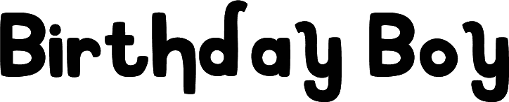 Birthday_Boy font | Fonts2u.com