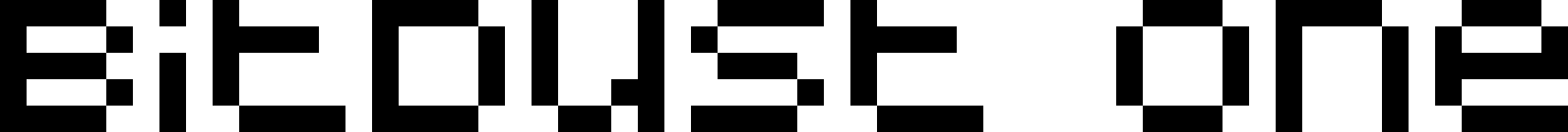 BitDust One font | Fonts2u.com